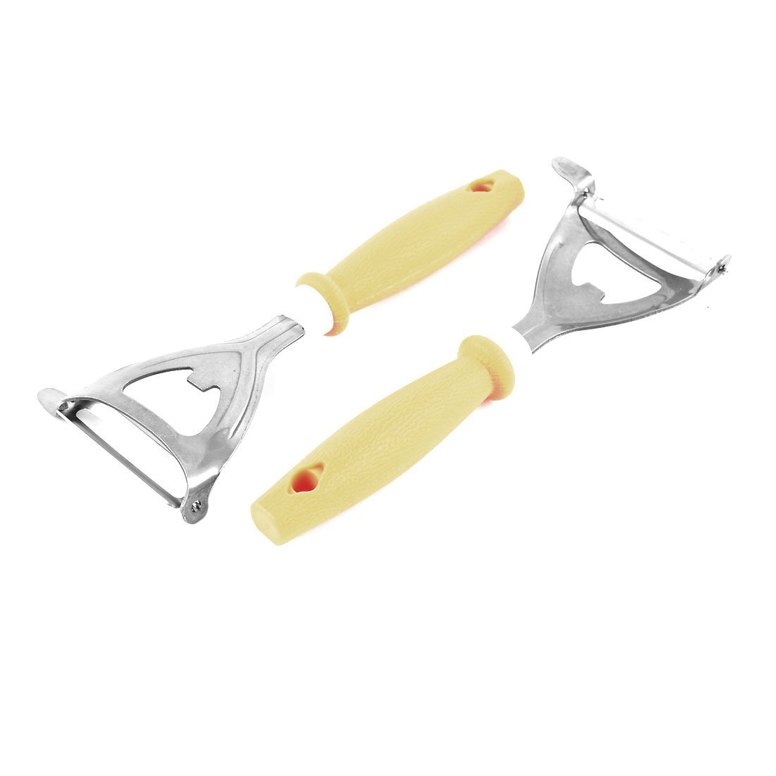 uxcell Plastic Handle Kitchen Tool Potato Vegetable Fruit Peeler Parer ...