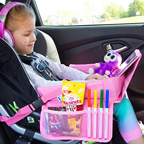 Kids Travel Tray for Toddler Car Seat | Toddler Car Seat Tray Organizer ...