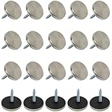 8 PC Stainless Steel Screw Cover/ Cap (Full Metal Construction 0.75 ...
