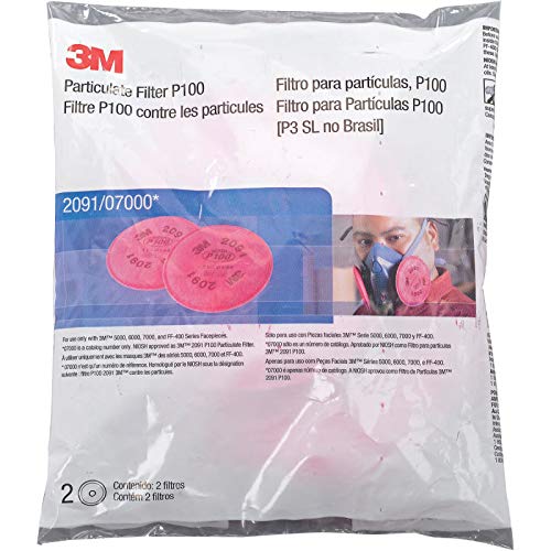 3M Particulate Filter 2091, P100, Pink | Pricepulse