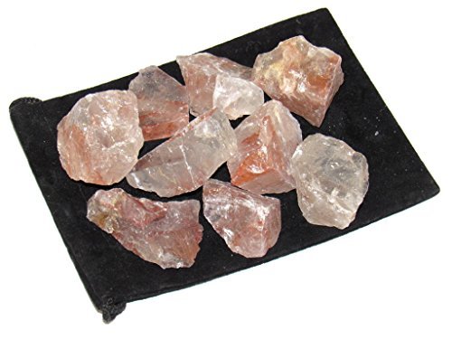 Amazon.com: Zentron Crystal Collection: Fire Quartz All Natural Rough ...