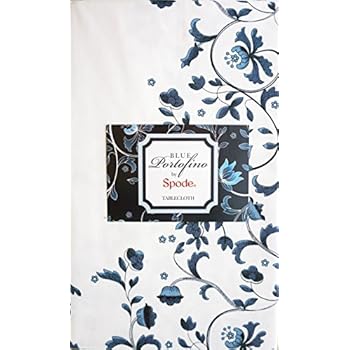 Amazon.com: Spode Blue Portofino Tablecloth 60x84: Home & Kitchen