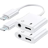 Amazon.com: Aprolink Apple MFi Certified 2 Pack Lightning to 3.5mm Headphones Jack Adapter for ...