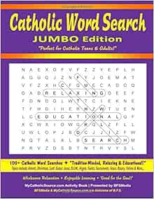 Catholic Word Search - JUMBO Edition: 100+ Catholic Word Searches (Incl ...