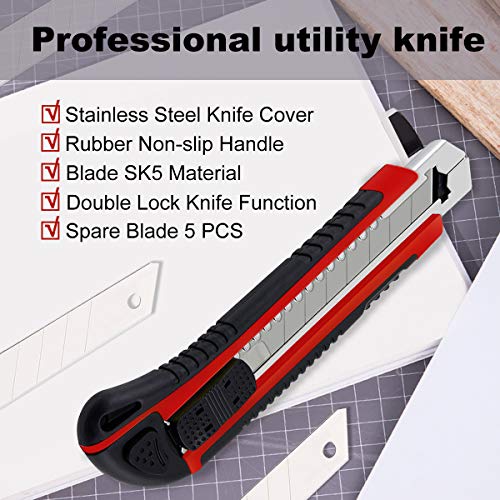 Utility Knife - Retractable Box Cutter Utility Knife for Cartons ...