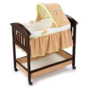 Amazon.com : Summer Classic Comfort Wood Bassinet, Swingin' Safari ...