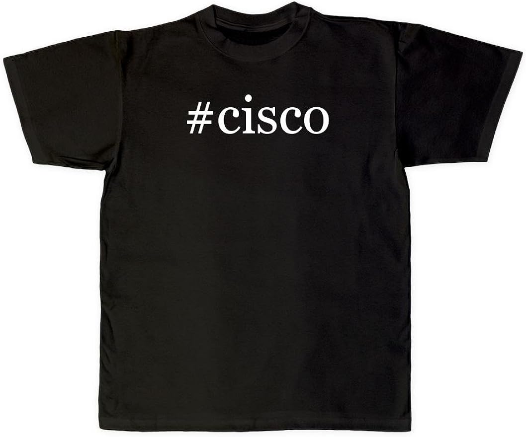 Amazon.com: #cisco - Hashtag Adult Men's T-Shirt, Black, Large: Clothing