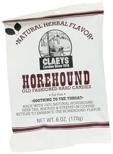 Amazon.com : Claey's Natural Horehound Drops, 6-Ounce Packages (Pack of ...