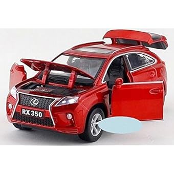 1:32 Scale Red Lexus RX350 Alloy Diecast Car Model Collection Pull Back ...