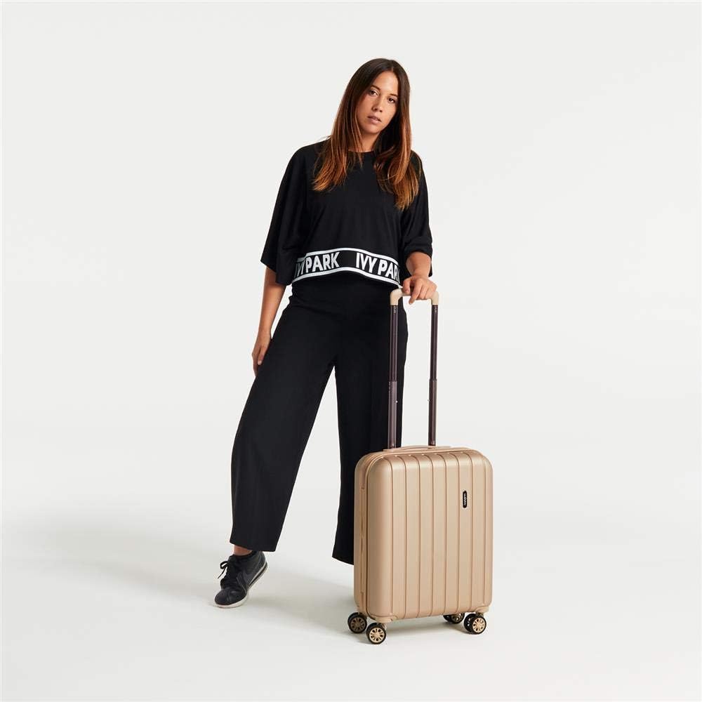 Movom Wood Beige Cabin Suitcase 40 x 55 x 20 cm Rigid ABS TSA Lock 38 ...