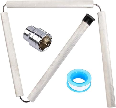 Magnesium Flexible Anode Rod for Hot Water Heaters, 44'' Long, 0.8 ...