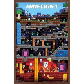 Amazon.com: Trends International Minecraft - Mobbery Wall Poster, 14. ...
