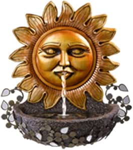 Amazon.com : Grasslands Road Celestial Sun Face with Mirror insets Wall ...