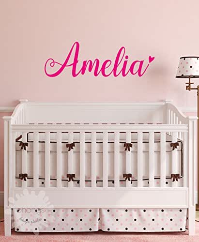 Amazon.com: A Girls Name Decal/Custom name sticker/Personalized Wall ...