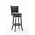 Amazon.com: Boraam Augusta Bar Height Swivel Stool, 29-Inch, Cappuccino ...