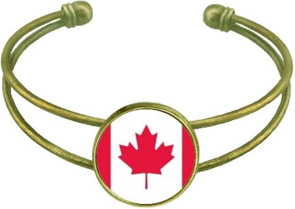 Amazon.com: Canada National Flag North America Country Bracelet Bangle ...