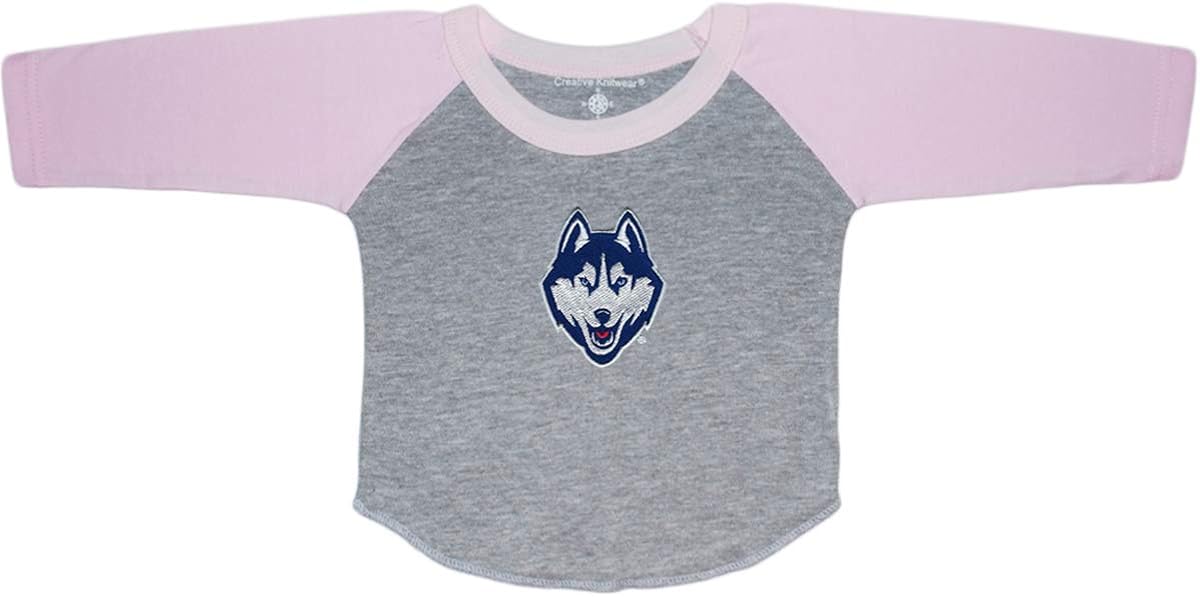 University of Connecticut UCONN Huskies Baby and Toddler 2-Tone Raglan ...