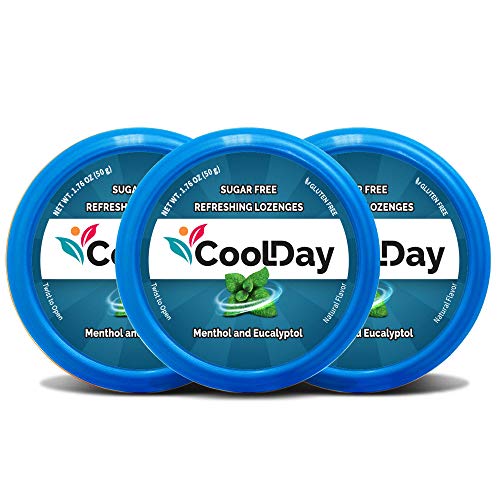 COOLDAY 𝗡𝗮𝘁𝘂𝗿𝗮𝗹 𝗗𝗿𝗼𝗽𝘀 Instant Relief (Menthol & Eucalyptus- NO Sugar ...