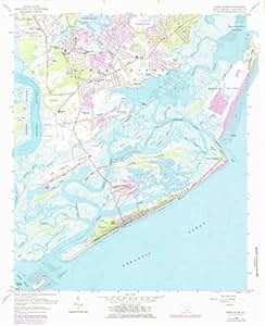 Amazon.com : YellowMaps James Island SC topo map, 1:24000 Scale, 7.5 X ...