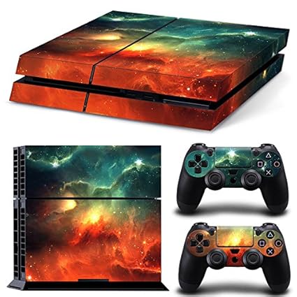 46 North Design Playstation 4 PS4 Folie Skin Sticker Konsole Galaxy aus ...
