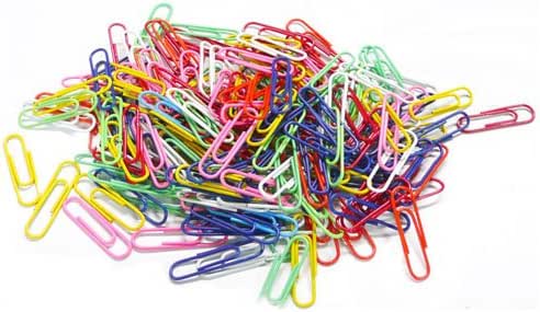 Amazon.com : Staples Vinyl-Coated Paper Clips, 500/Tub Length 1.25inch ...