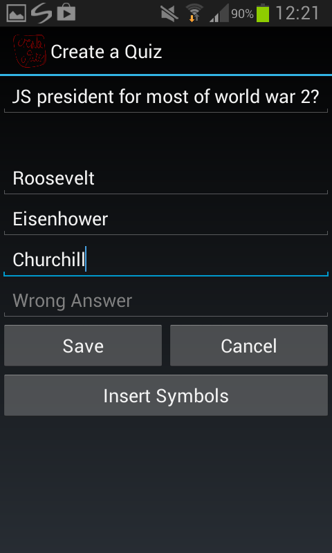 CAQ (Create a Quiz/Test Maker):Amazon.com:Appstore for Android