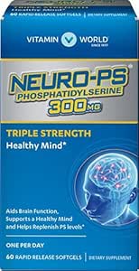 Amazon.com: Vitamin World Neuro-PS 300mg Triple Strength, 60 Softgels ...