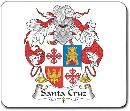 Amazon.com : Santa Cruz Family Crest Coat of Arms Mouse Pad : Office ...