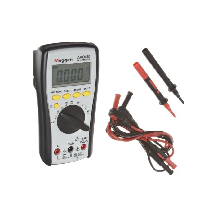 Buy Megger AVO410-US Digital Multimeter, 1000V DC, 750V AC Voltage ...