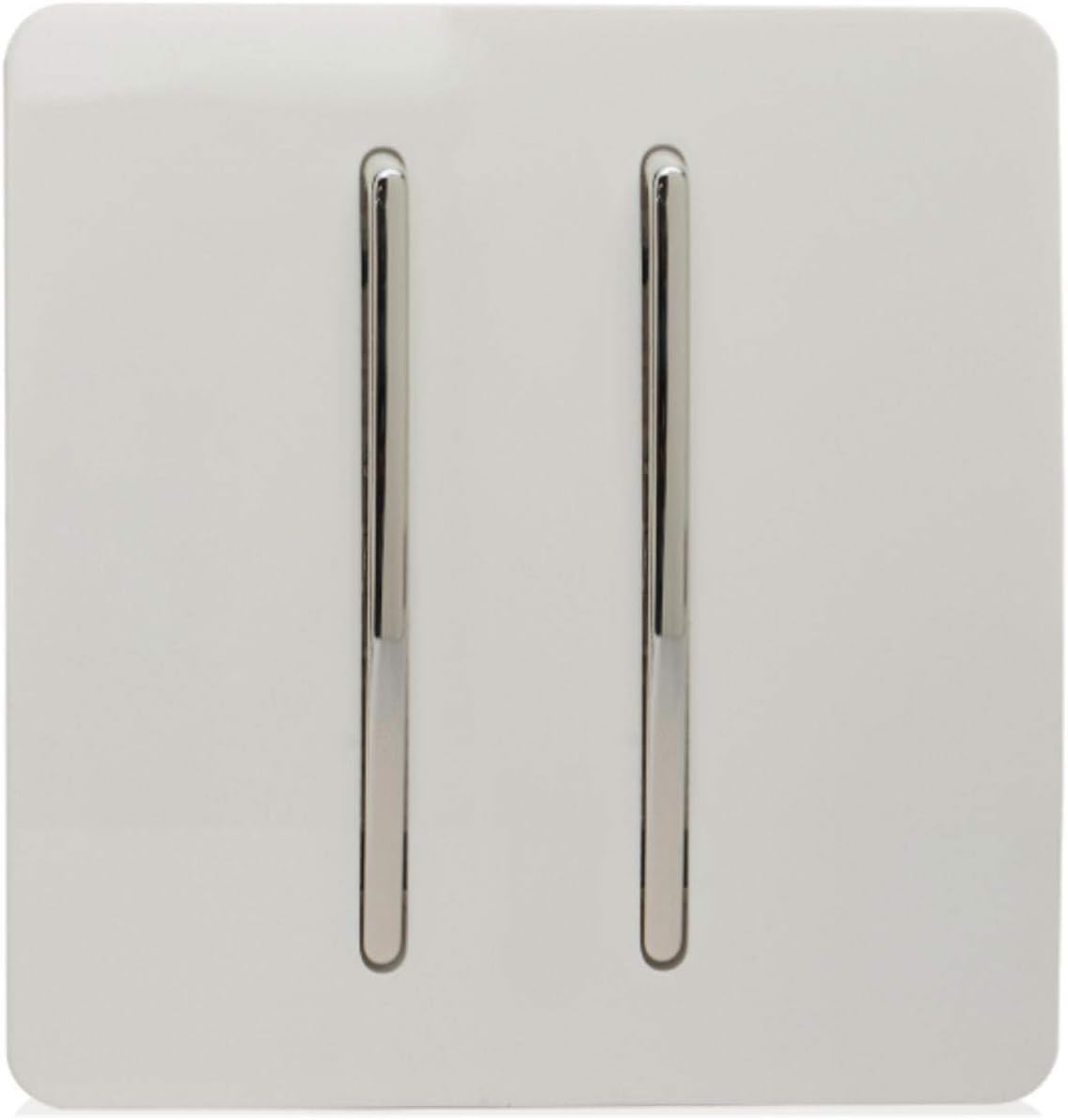 Trendi 2 Gang (2 Way & Intermediate) Glossy 10 Amp Rocker Light Switch ...