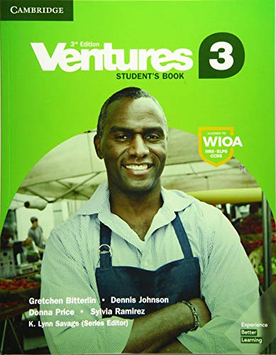 Amazon.com: Ventures Level 3 Student's Book: 9781108449571: Bitterlin, Gretchen, Johnson, Dennis ...