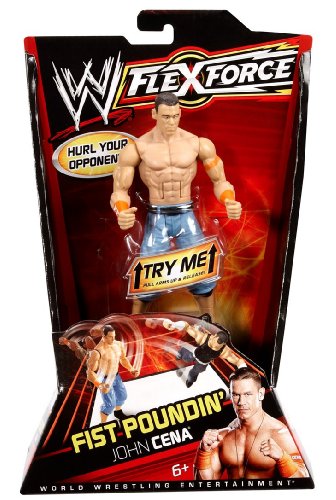 WWE FlexForce Fist Poundin' John Cena Action Figure with - Want It All
