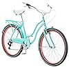Schwinn Perla Adult Beach Cruiser Bike, Men and Women, 18-Inch Step-Through Steel Frame, 26-Inch ...