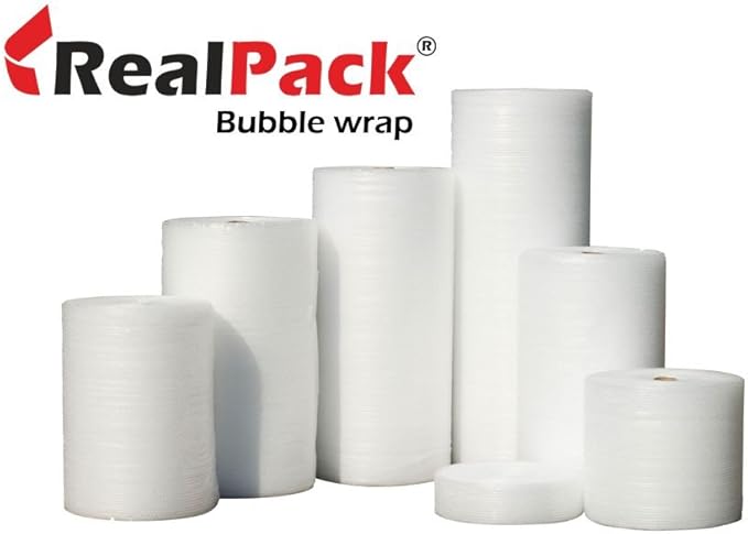 REALPACK® 1 x Small Bubble WRAP ROLL - Wide 12" 300mm x 50m Strong ...