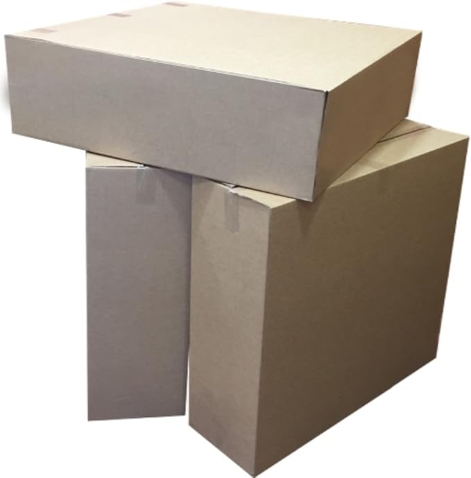 10 Extra Large Flat Brown Cardboard Packaging Boxes XL Size 32 X 10 X 10-extra-large-flat-brown-cardboard-packaging-boxes-xl-size-32-x-10-x