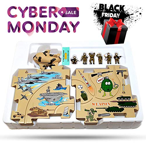 Buy Perfect Life Idea Vehicle Puzzle Track Play Set - Battery Operated ...
