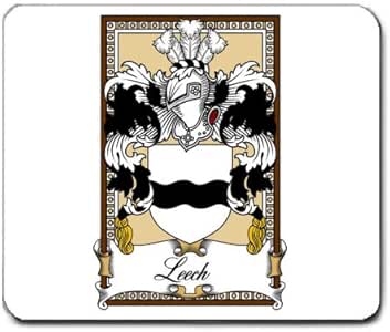 Amazon.com : Leech Family Crest Coat of Arms Mouse Pad : Office Products