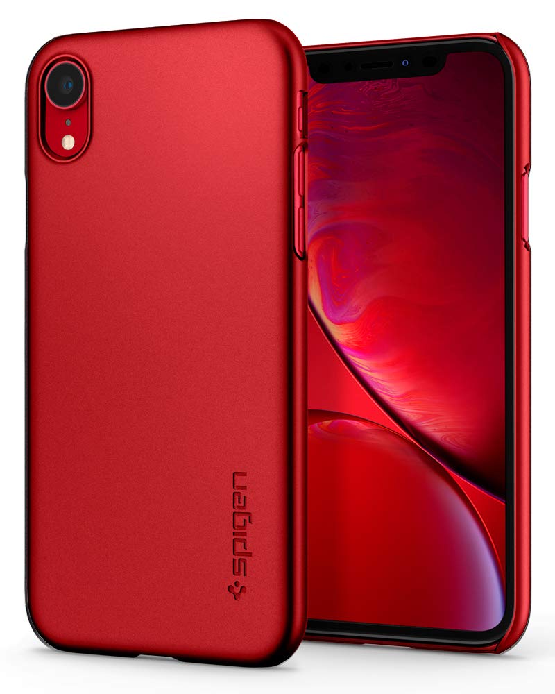 Spigen Coque iPhone XR [Thin Fit] Résistante, Anti Rayure, Fine, PC ...