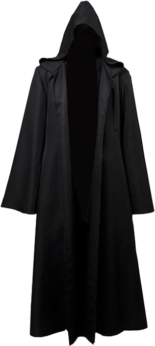 Cosplaybar Costume Star Wars Anakin Skywalker Cloak Robe Black Male ...