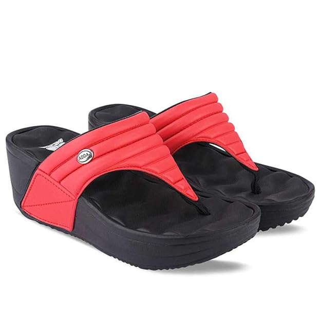 ADDA COMFORTABLE / DURABLE/ SOFT RED COLOUR SLIPPERS/FLIPFLOPS FOR ...