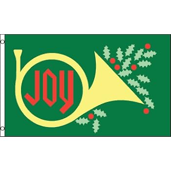 Amazon.com : Christmas Joy Polyester Flag 3x5ft : Garden & Outdoor