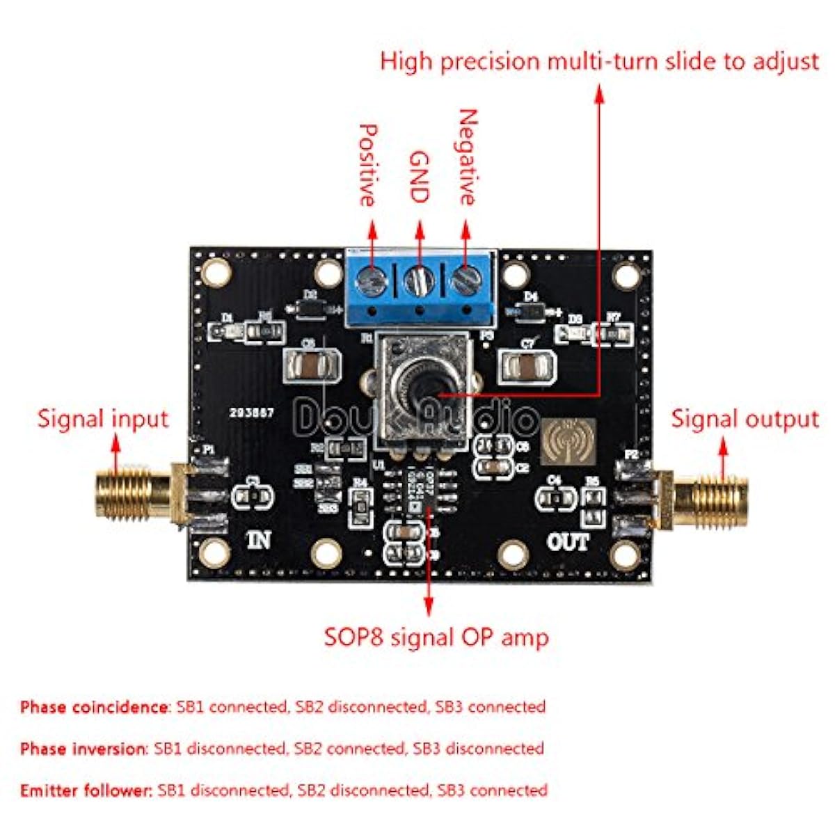 OP37 Op 앰프 모듈(OP37 OP AMP Module)