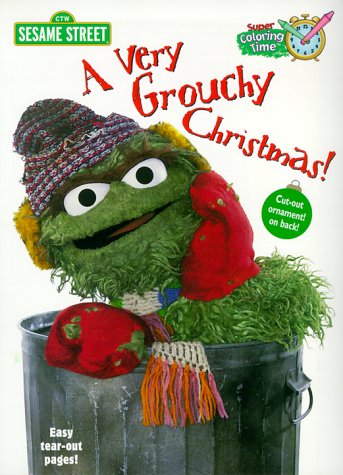 A Very Grouchy Christmas (Super Coloring Time): Random House, Valentine ...