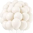 Amazon.com: Voircoloria Ivory White Balloons, 66pack 12inch Latex Party Balloons for Wedding ...