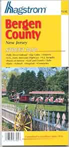 Hagstrom Bergen County New Jersey Street Map: Hagstrom Map Company ...