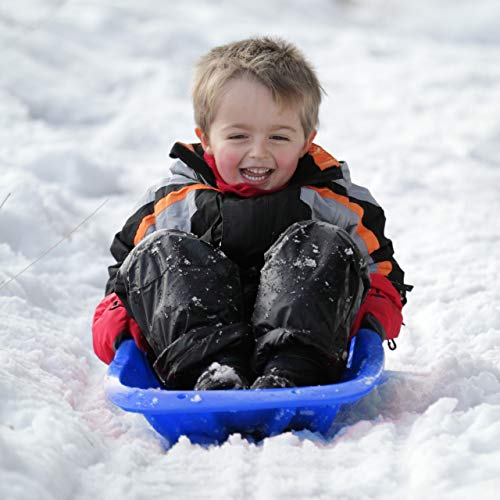 OMORC Kids Snow Sleds 3 Pack, Winter Snow Toboggan Sled W/Rope for ...