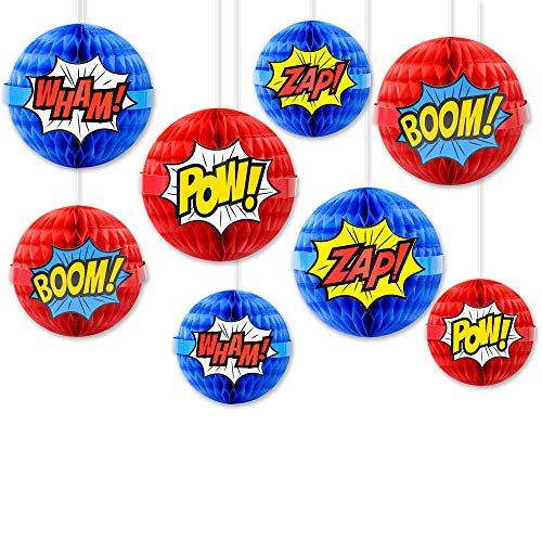 Superhero Decorations Superhero Honeycomb Centerpieces Superhero ...