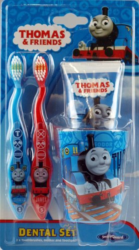Thomas The Tank Engine Boys Toothbrush Gift Set: Amazon.co.uk: Kitchen ...