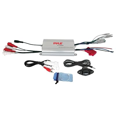 Buy Pyle Hydra Marine Amplifier - Upgraded Elite Series 400 Watt 4 ...