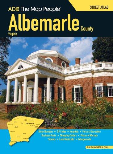 ADCS Street Atlas Albemarle County, Virginia: ADC, the Map People ...